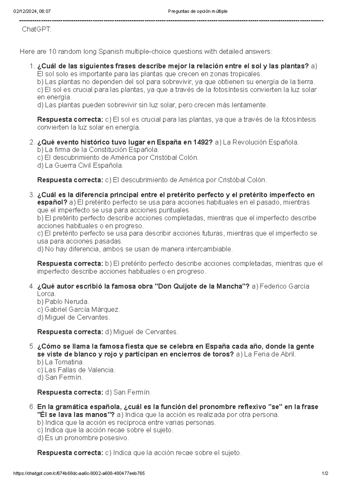 Spanish 100bananapineconesaladgolfsun - ChatGPT: Here are 10 random ...