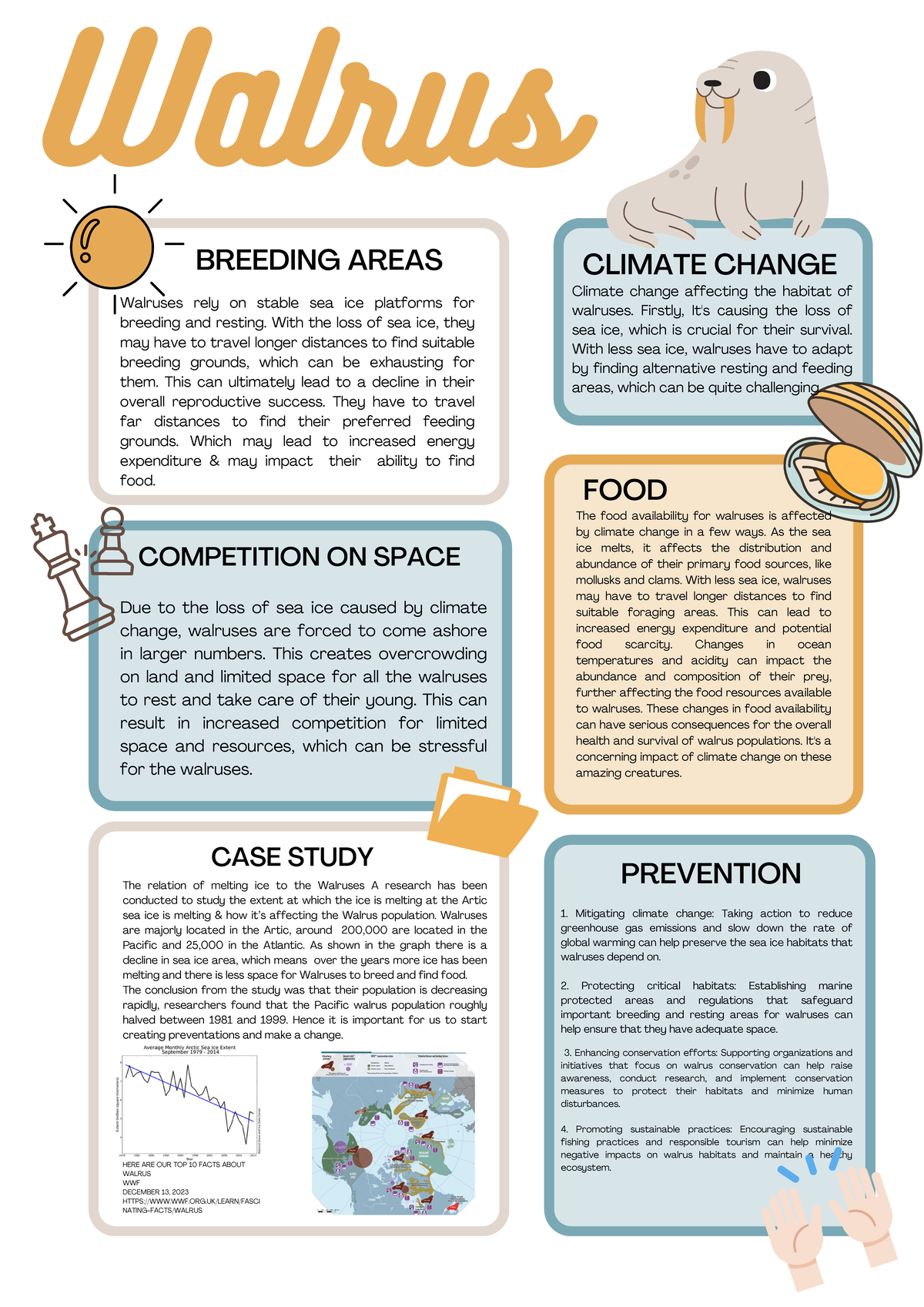 Walrus - Assigntment - Walrus BREEDING AREAS Walruses rely on stable ...