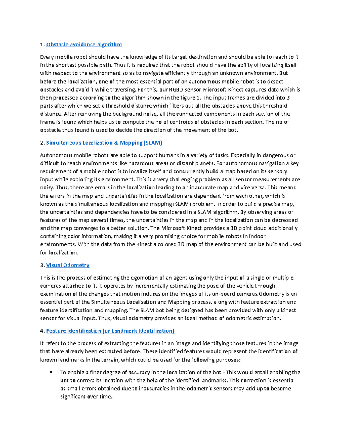 Understanding Of Flight Control Systems Obstacle Avoidance Algorithm