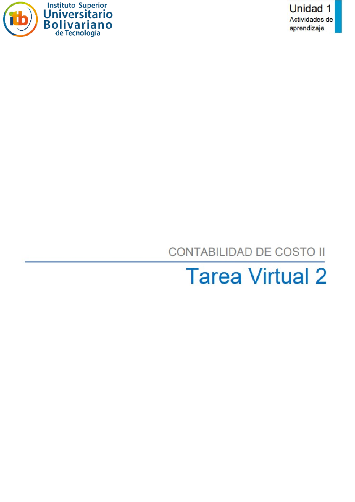 Tarea Virtual 2C - Como calcular mediante los pasos la utilidad bruta ...