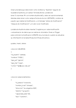 Diseño de base de datos - SI400 - UPC - Studocu