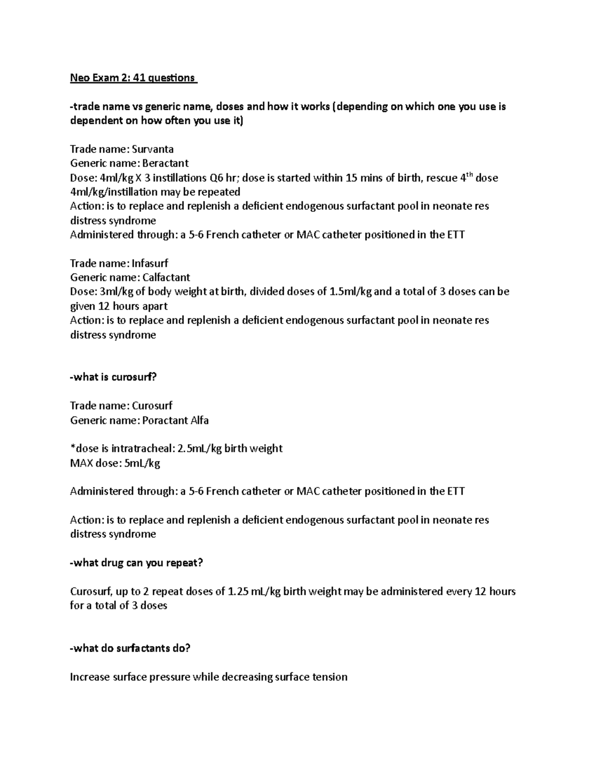 Neo Exam 2 - Neo Exam 2 - Neo Exam 2: 41 questions -trade name vs ...