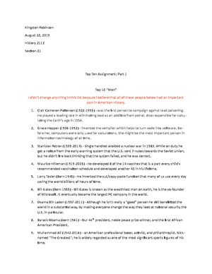 Apush Amsco Guided Reading chapter 1 (Answers) - Name: Andrew Son Class ...