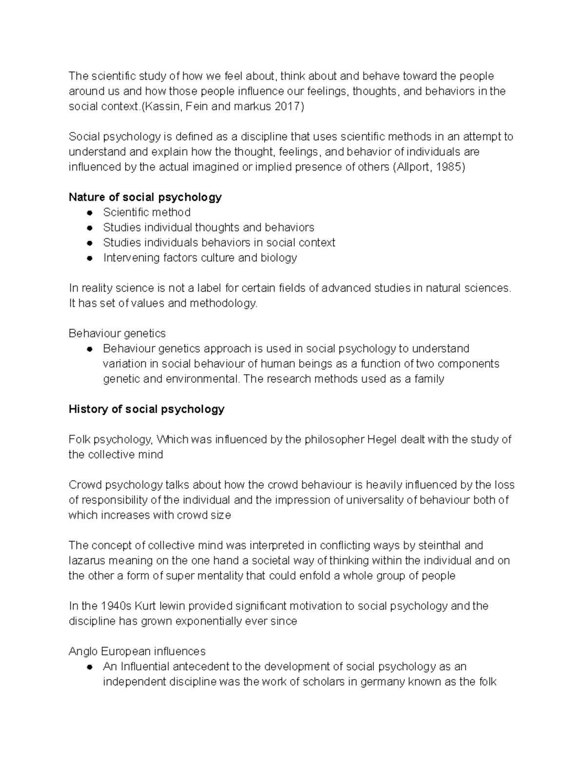 Social psychology - The scientific study of how we feel about, think ...