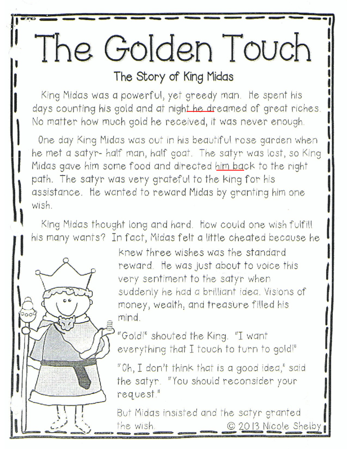 The Golden Touch 2 - study - EDU T212 - Studocu