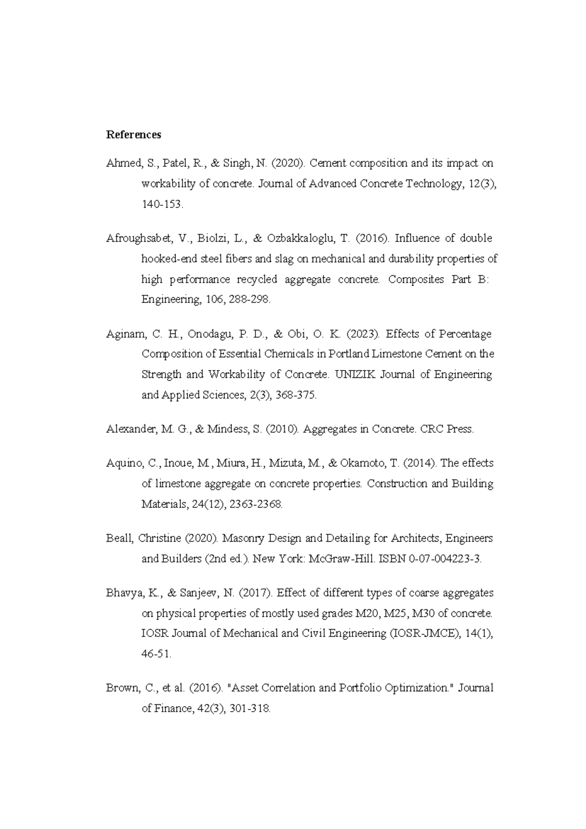 Referenceslime - WGR - References Ahmed, S., Patel, R., & Singh, N ...