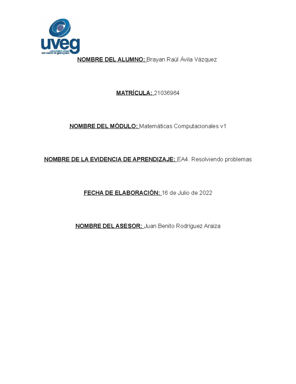 Avila Brayan EA4 - example - NOMBRE DEL ALUMNO: Brayan Raúl Ávila ...