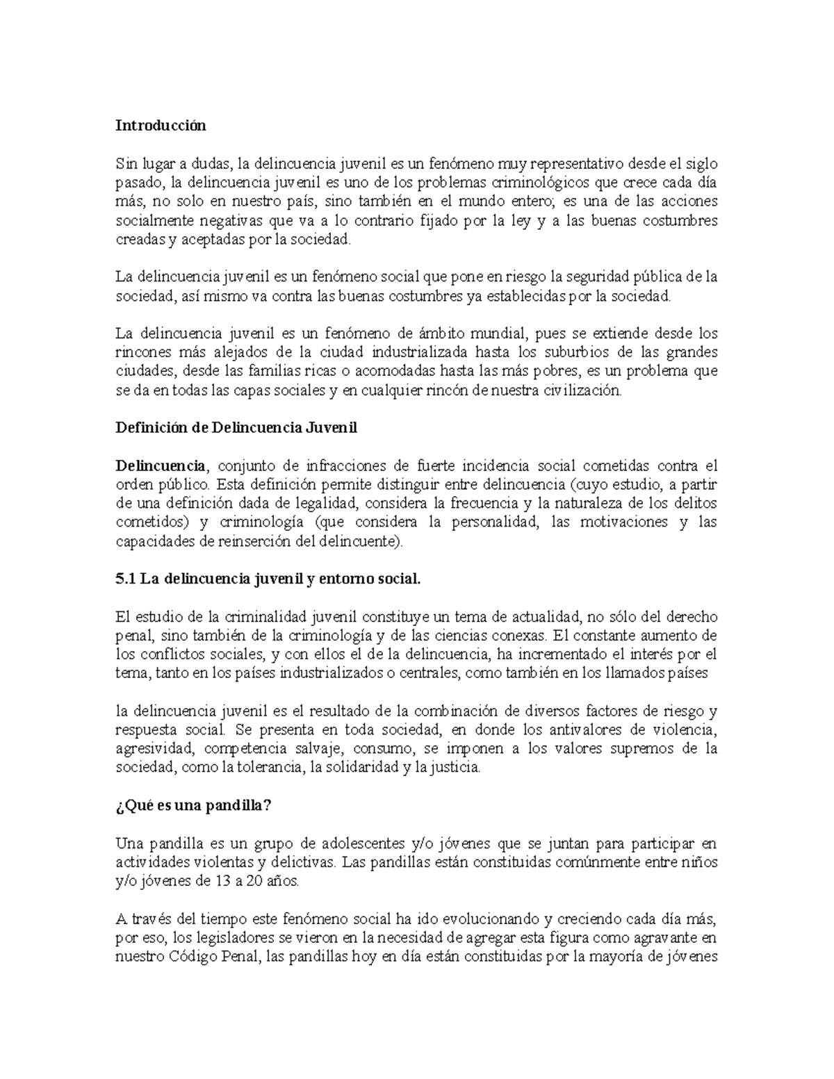 Delincuencia juvenil - La delincuencia juvenil es un fenómeno social ...