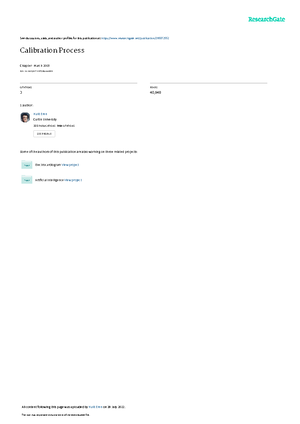 Calabration-principles-chapter 1 - 1 1 CALIBRATION PRINCIPLES After ...