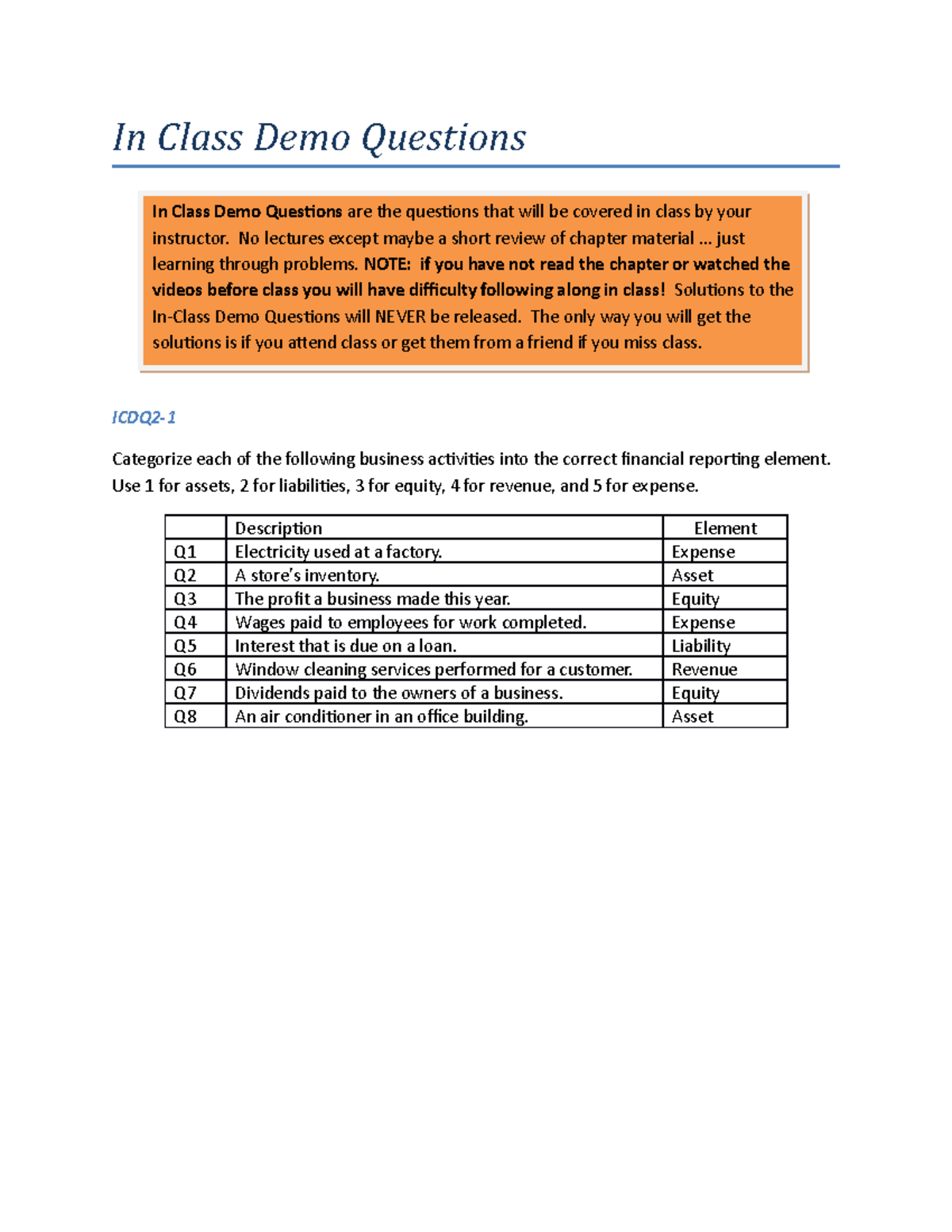 Chapter 2 - In Class Demo Questions - W2022 - In Class Demo Questions ...