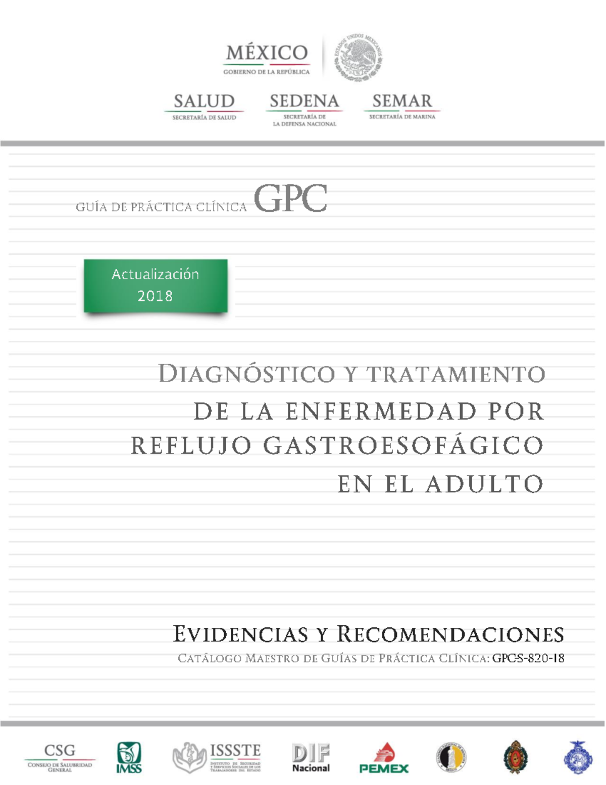 ERGE - Guia de practica clinica - Medicina general - o o o o o - Studocu