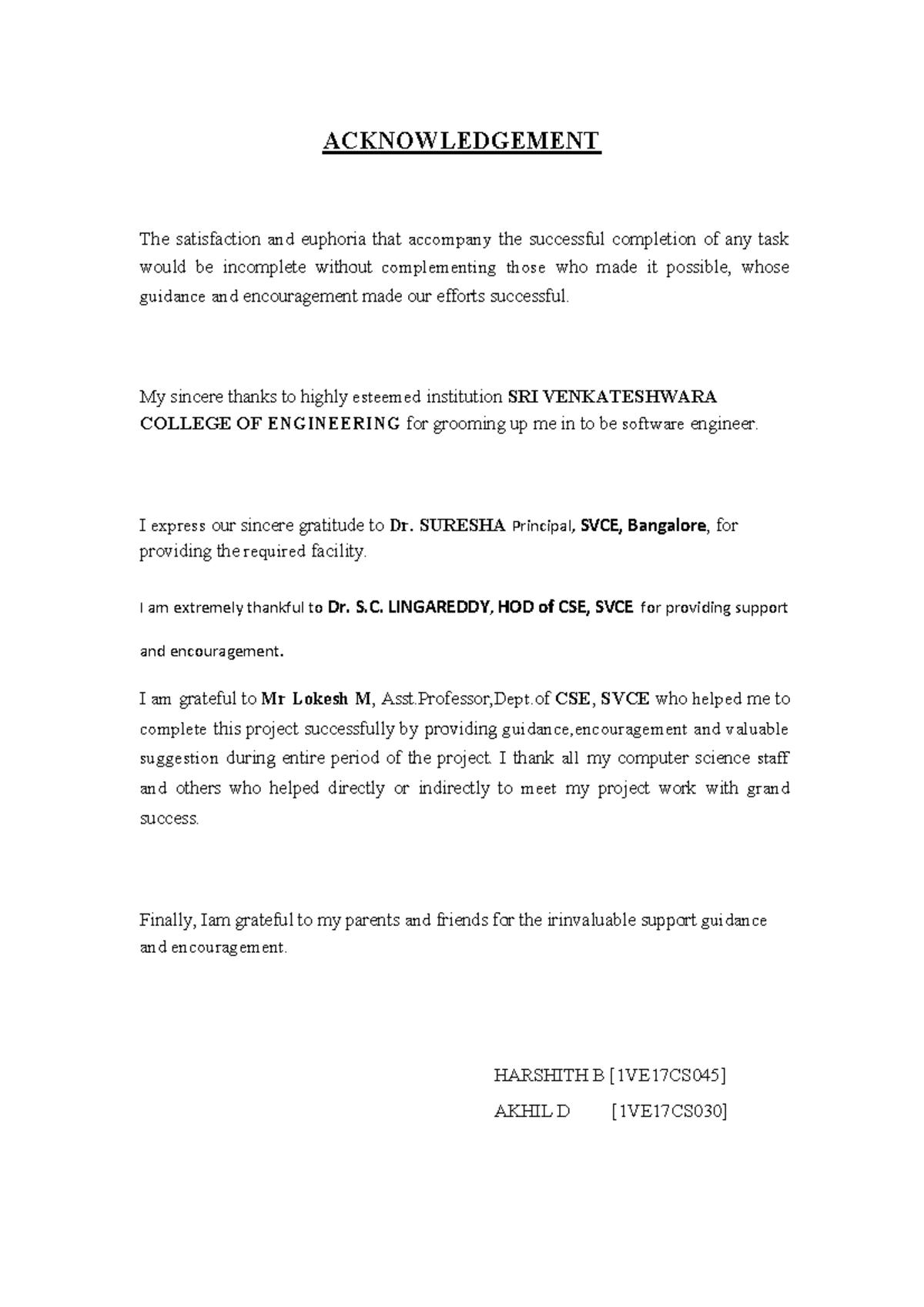 Report-1 - farmers product management system - ACKNOWLEDGEMENT The satisfaction and euphoria ...