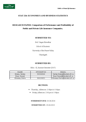 Formula sheet lecture 7 to 8 - Chapter 7: Simple Regression and ...