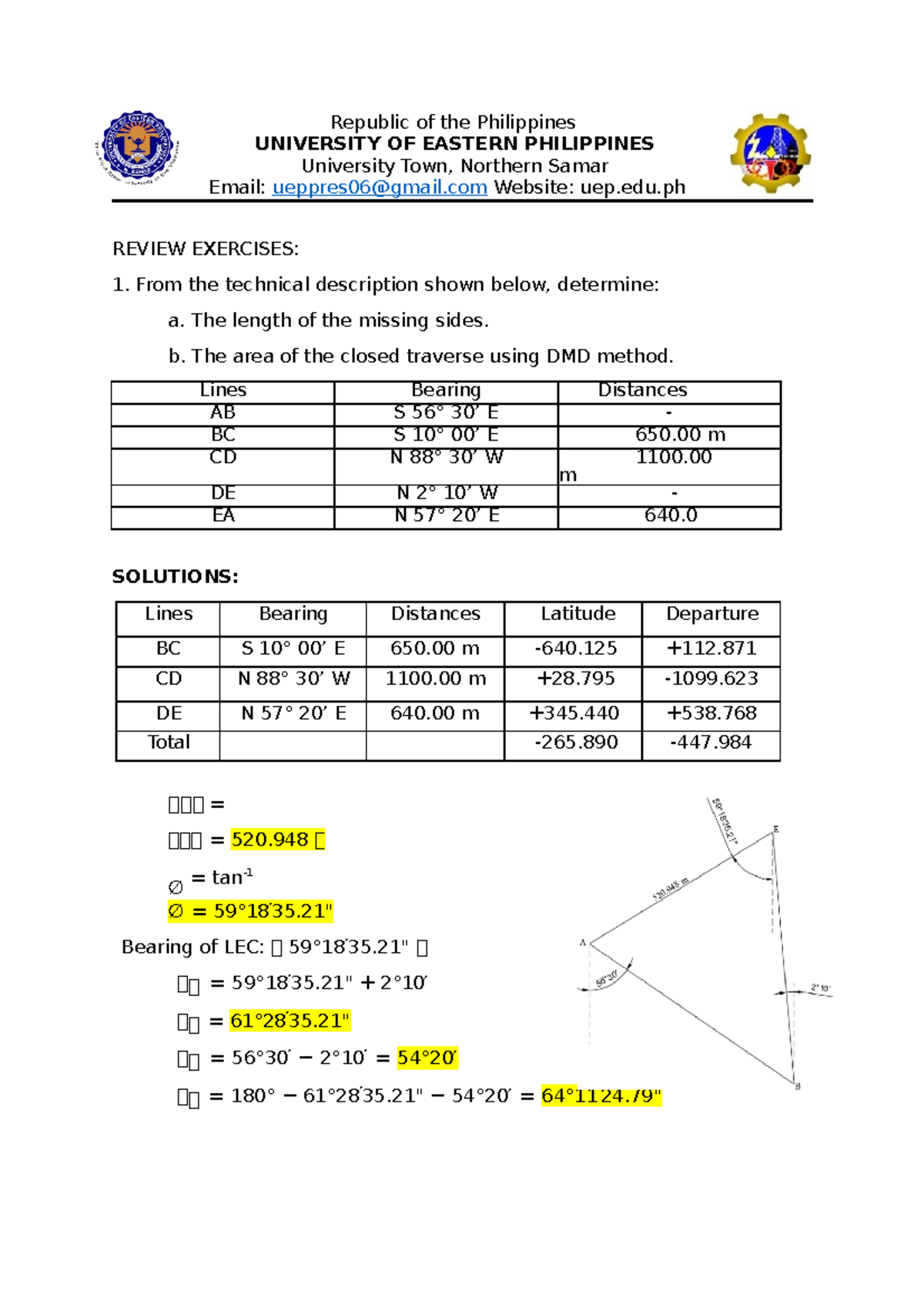 FOS-RE-4 - FOS RE#4 - Republic of the Philippines UNIVERSITY OF EASTERN ...