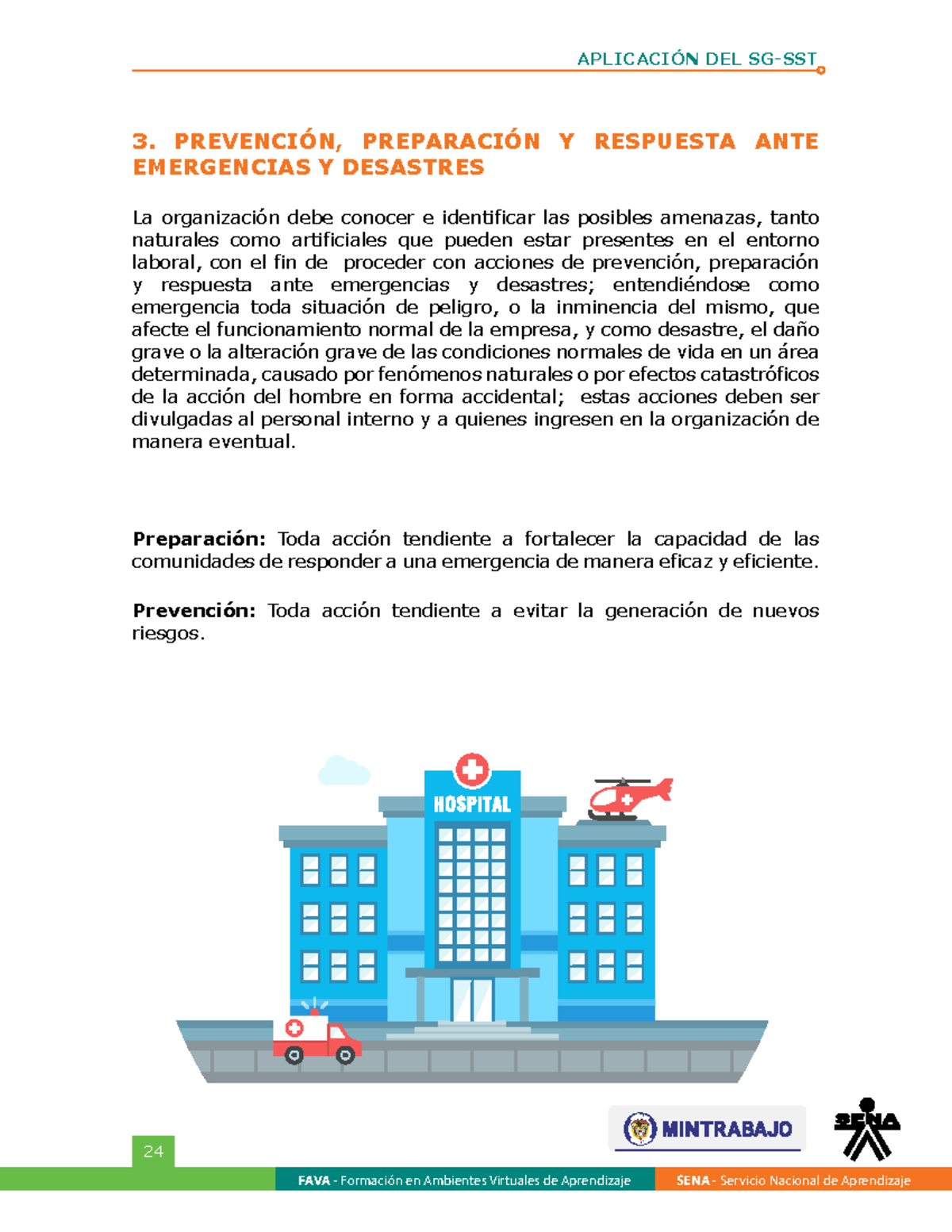 3 - Emergencia - 24 3. PREVENCIÓN, PREPARACIÓN Y RESPUESTA ANTE ...