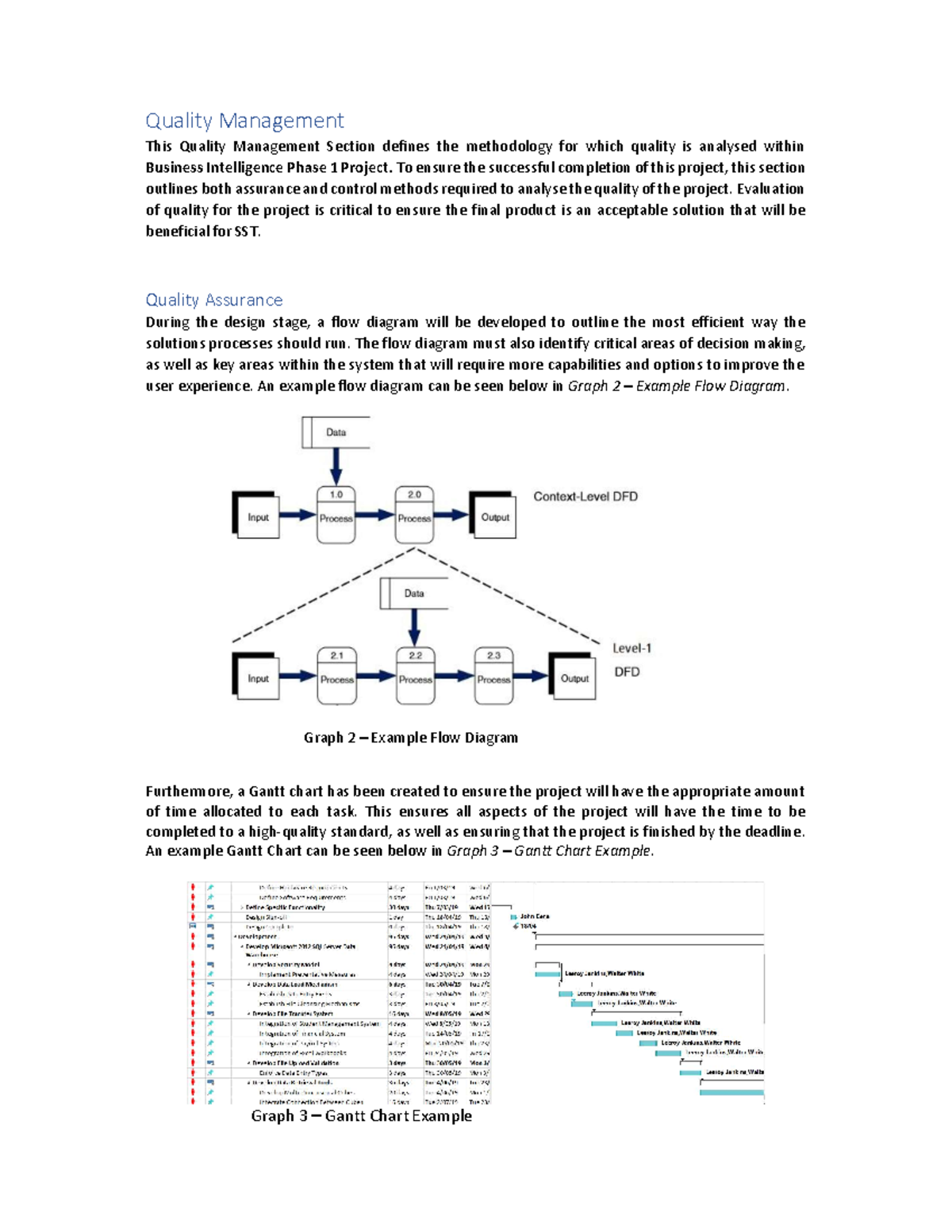 PQM Sample - Quality Management This Quality Management Section defines ...