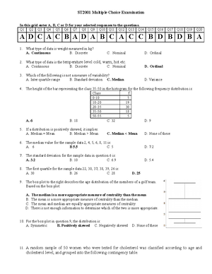ST2001 Tutorials 2021-22 - Tutorial Worksheets TW. ST2001 Introduction to Biostatistics Tutorial ...