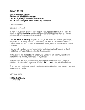 NUP- Rhebz Application Letter 1 - June 16, 2022 PBGEN ARTHUR R ...