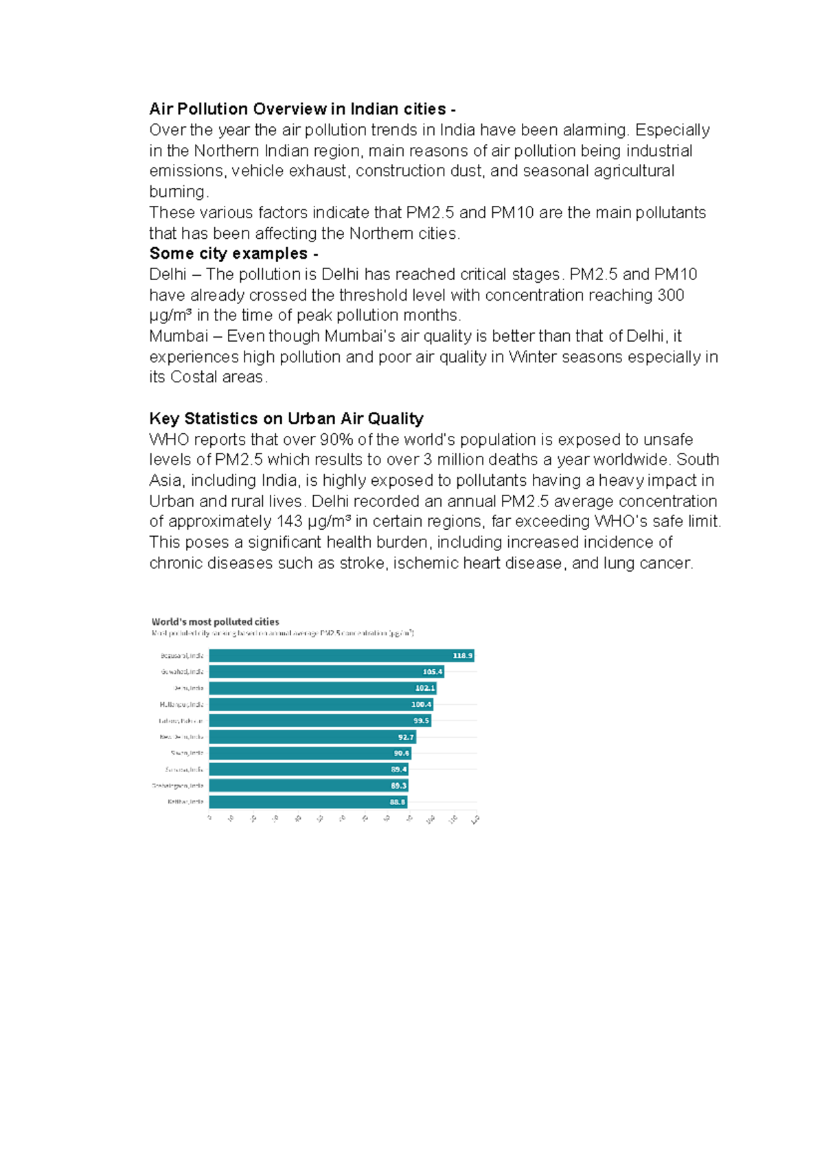 Air pollution Overview - Introduction - Air Pollution Overview in ...
