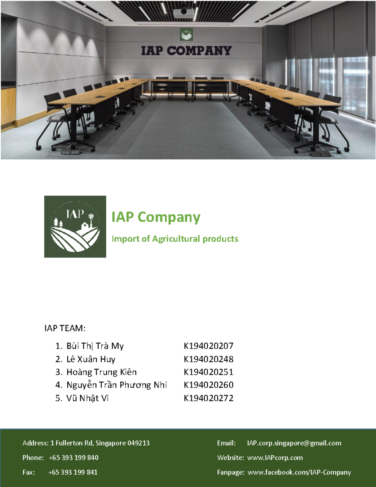 IAP Company - mail - IAP Company Import of Agricultural products IAP ...