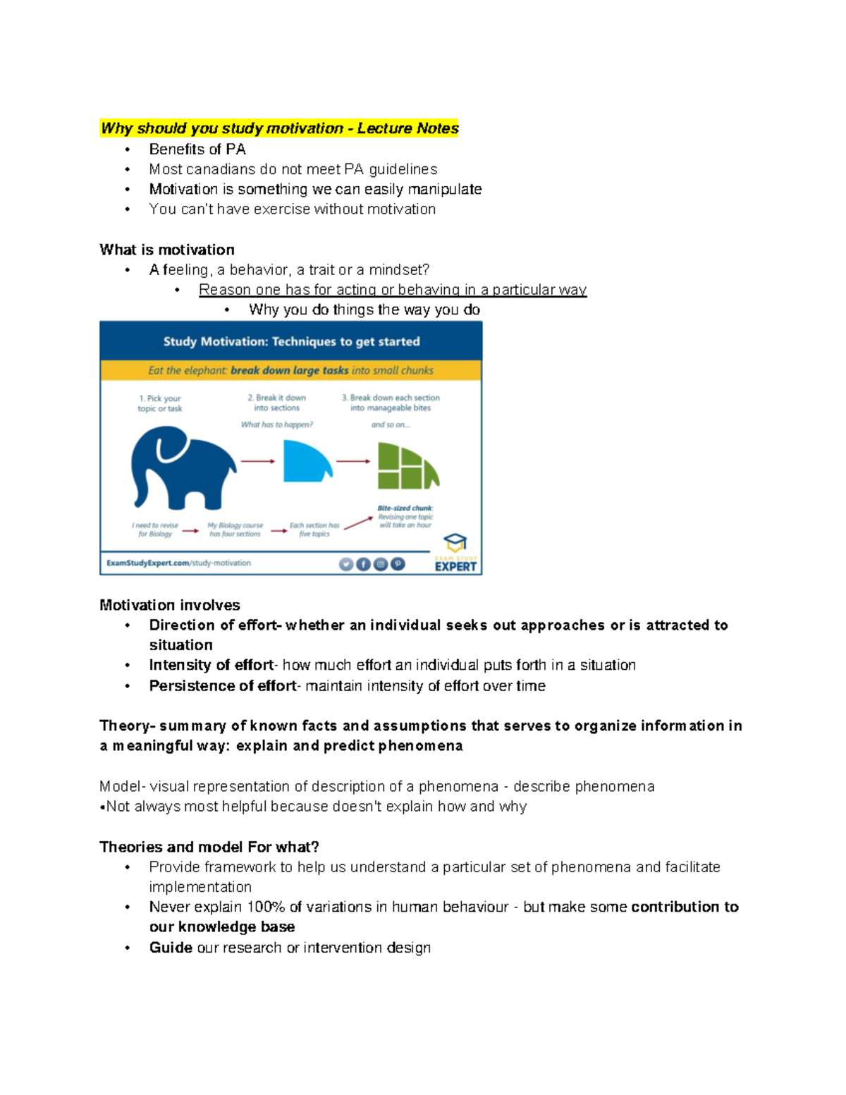 Topic 6 - Why should you study motivation - Lecture Notes - Why should ...