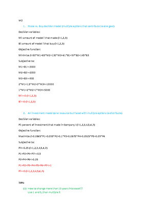 Integer programming (solutions) - The team consists of seven players ...