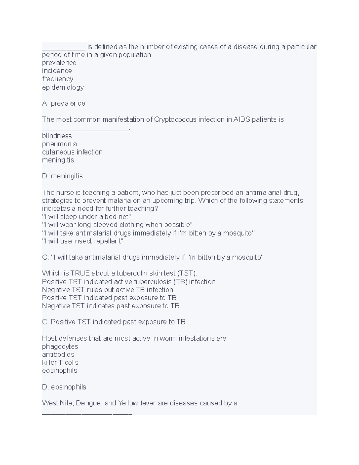 9 - PRACTICE QS - ___________ is defined as the number of existing ...