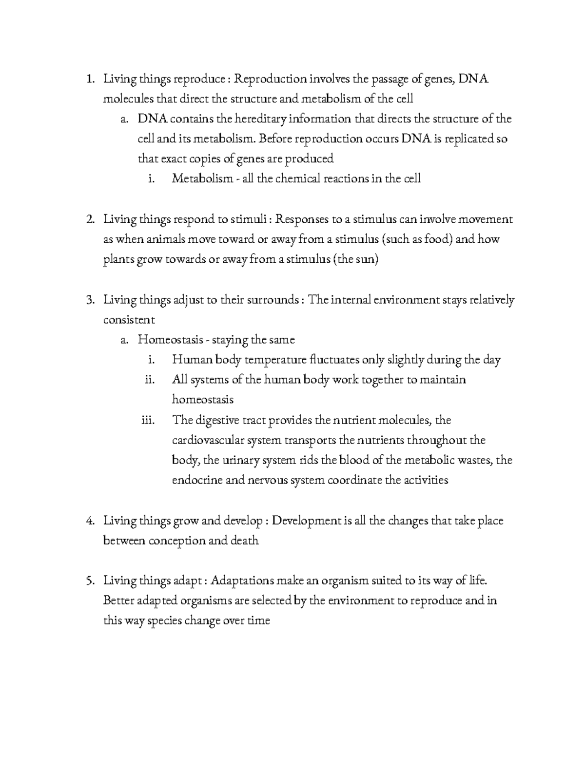 Biology Notes - Living things reproduce : Reproduction involves the ...