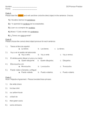 Doler-1 - a worksheet for practicing doler - Nombre ...