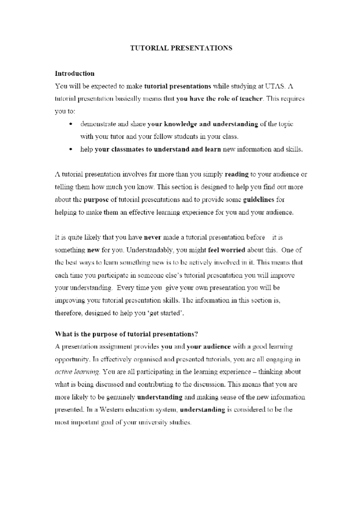 Tutorial presentation - BMA258 - Studocu