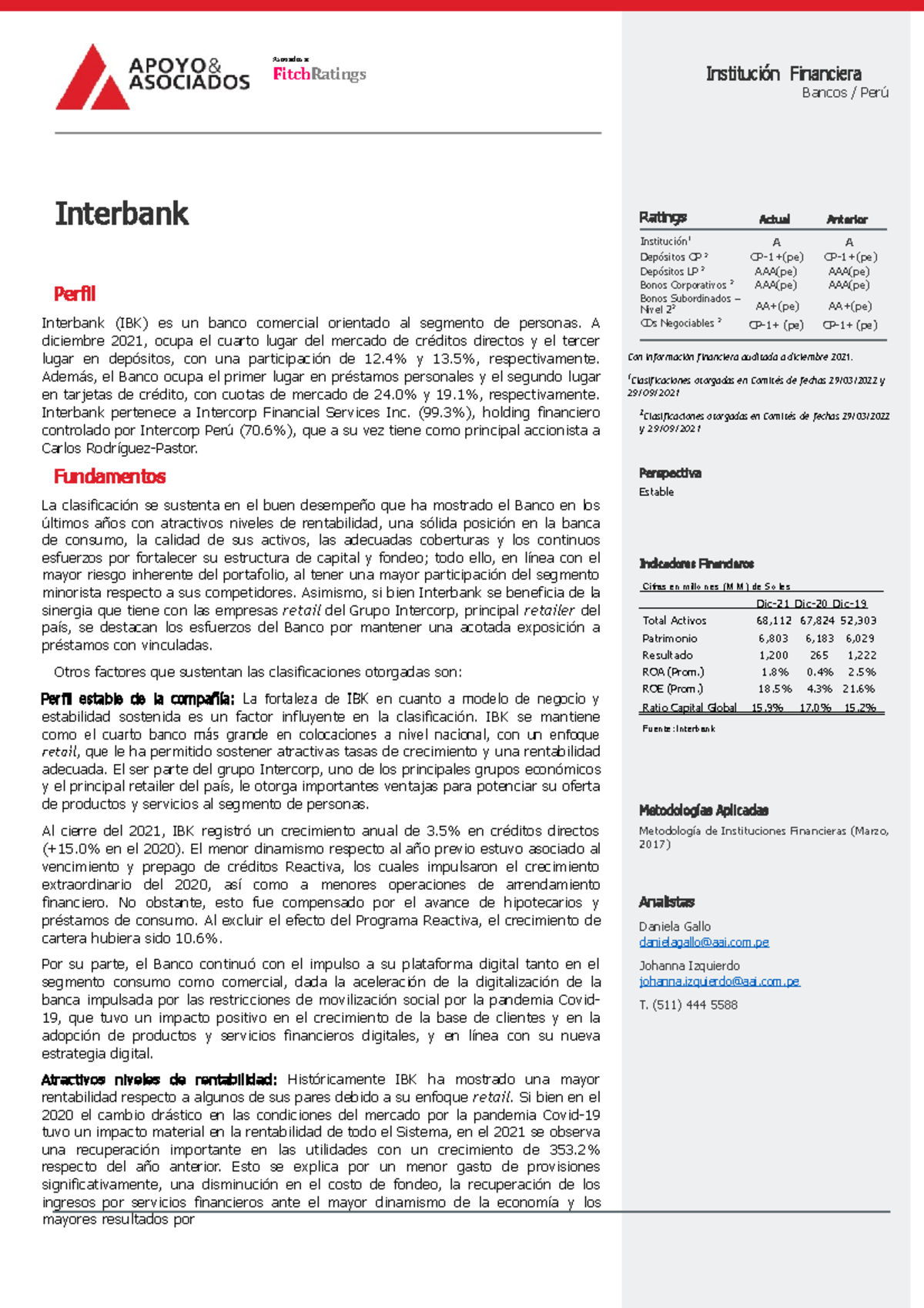 Interbank-Dic-21 - memoria interbank periodo 2021 - Interbank ...