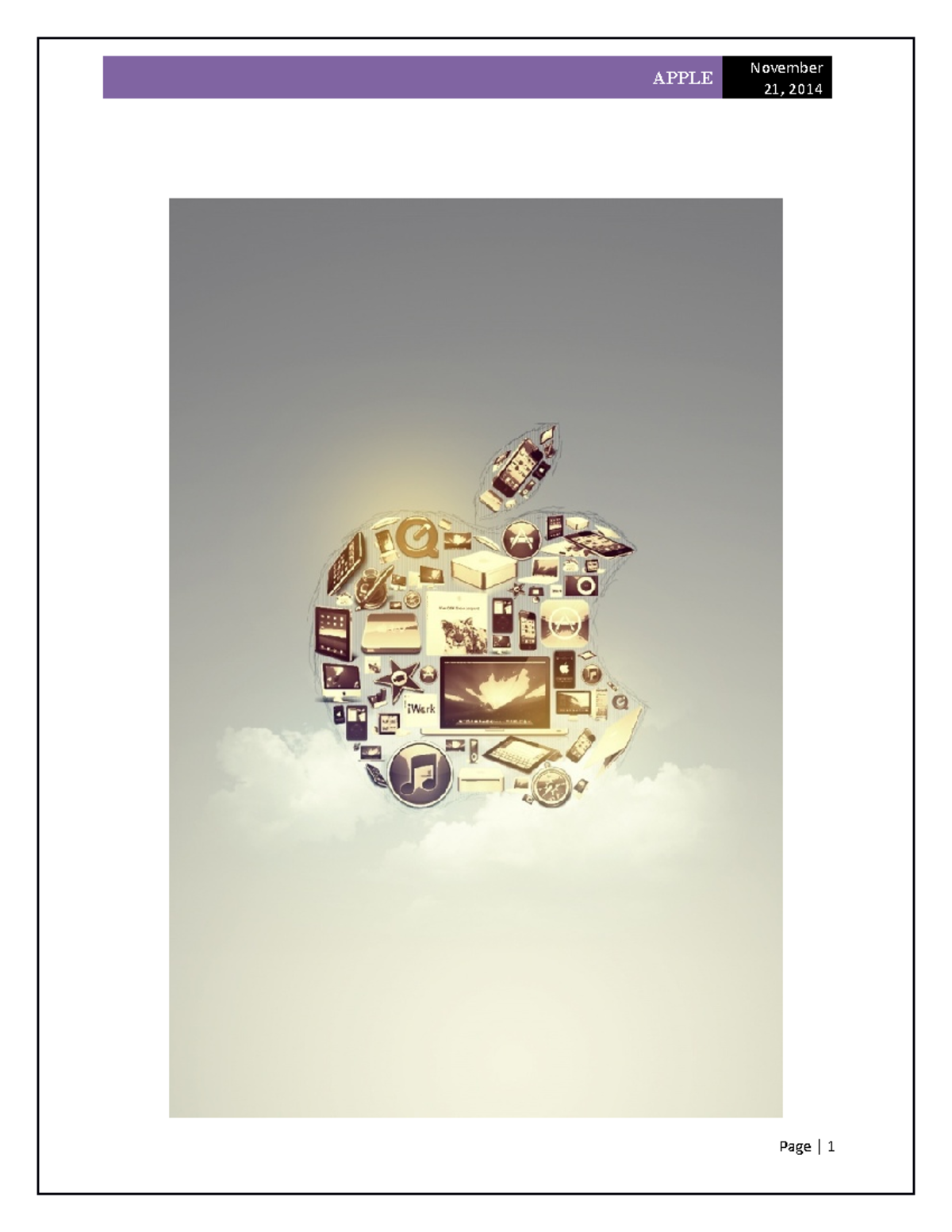 Apple assignment_mgt340 2021 - Information Technology In Business ...