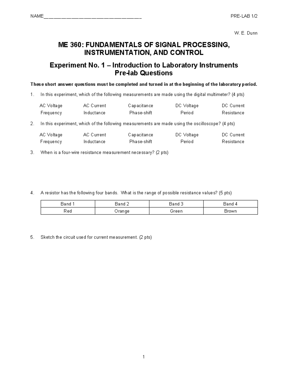 Me360Exp1prelab - prelab1 - NAME ...