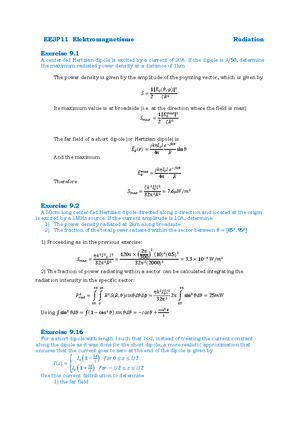 Practice Problems of Maxwell Equations with solutions - Tutorial 2 ...