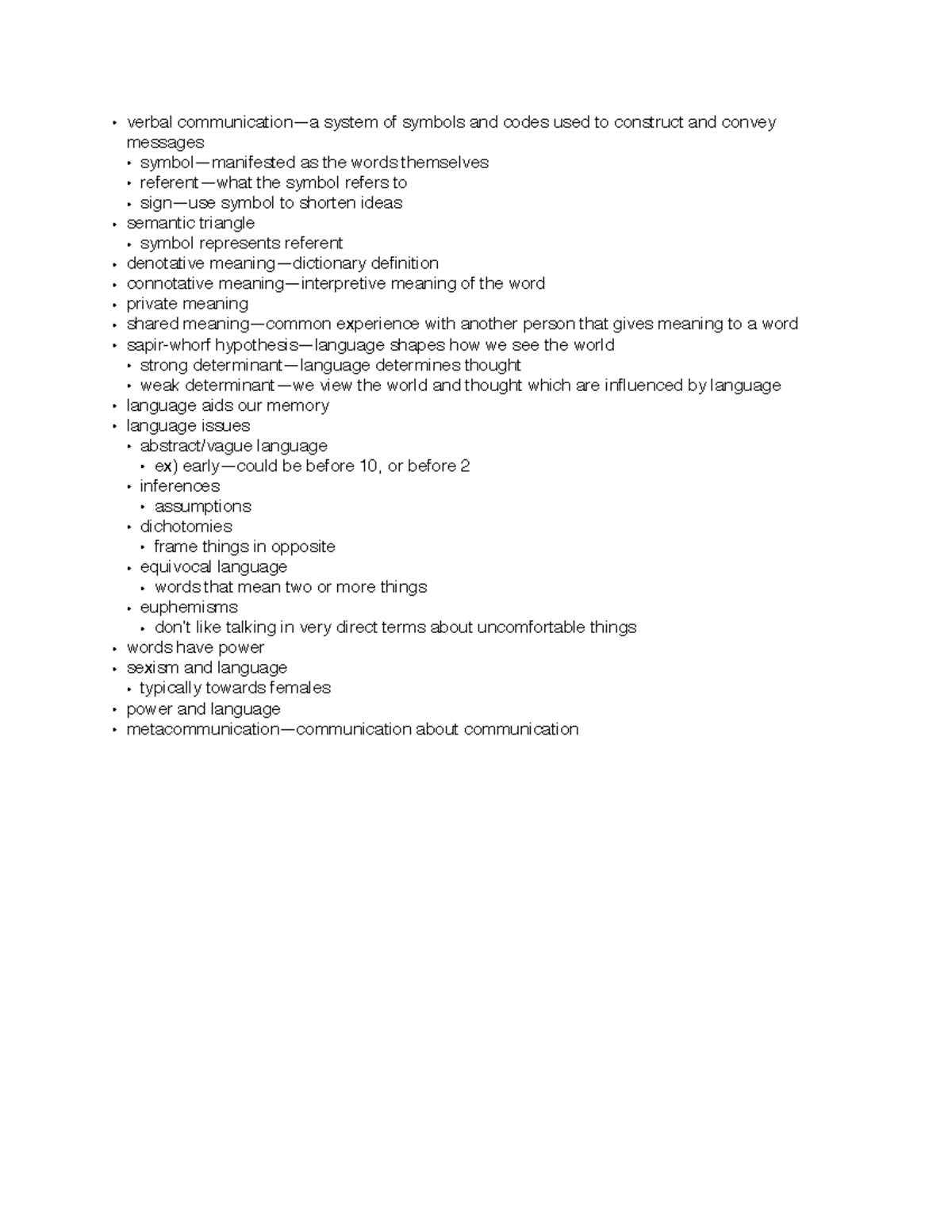 2 1 - lecture notes - verbal system of symbols and codes used to ...