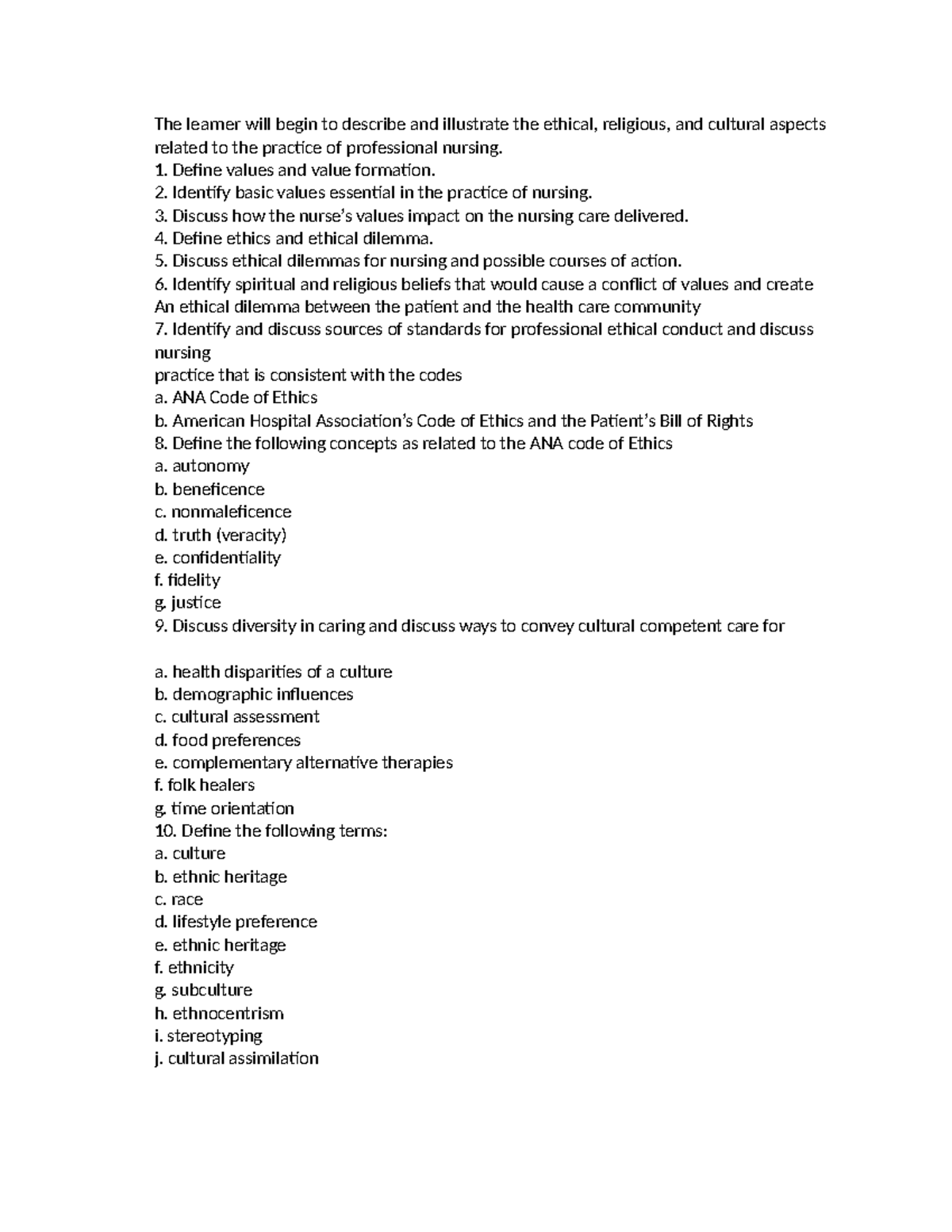 Modules Fillable Lecture Notes The Learner Will Begin To Describe