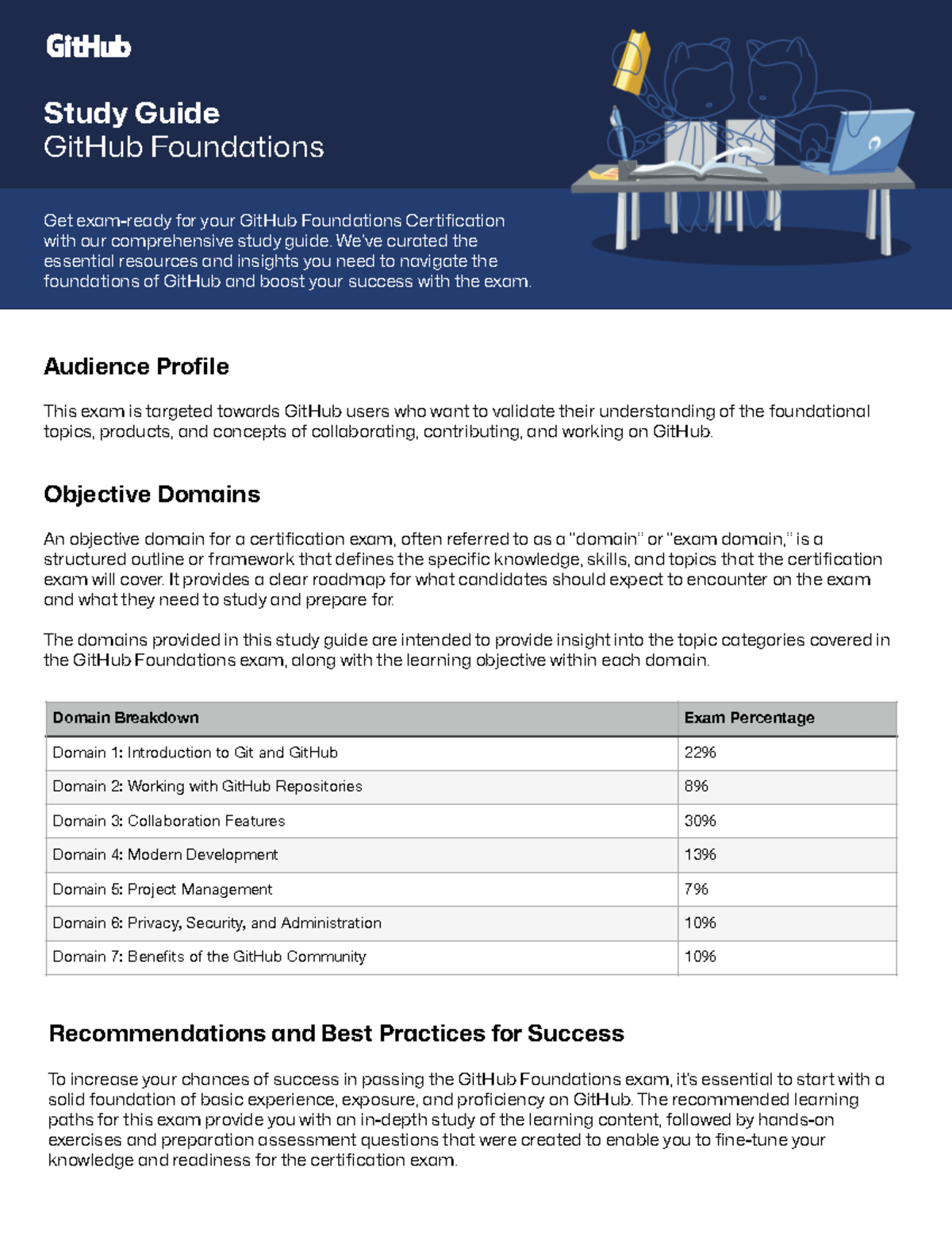Github-foundations-exam-study-guide 1 - Study Guide GitHub Foundations Get exam-ready for your ...