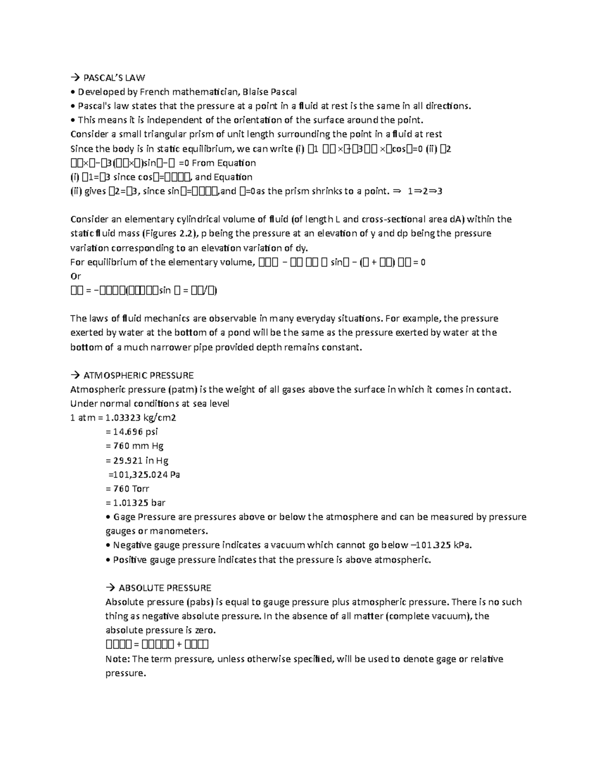 Pascal - PASCAL’S LAW Developed by French mathematician, Blaise Pascal ...