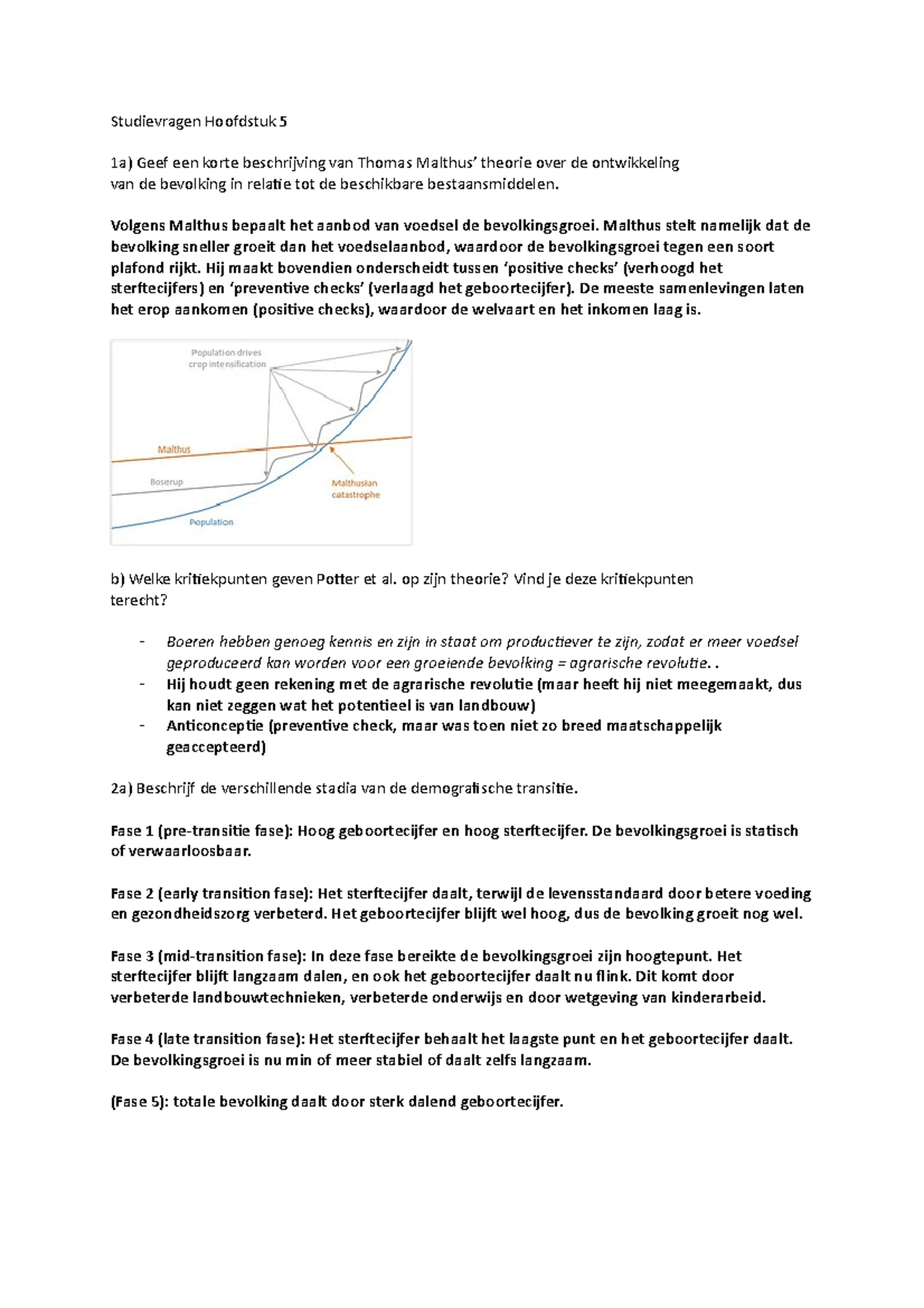 Studievragen week 5 RHI10506 - Introduction to International ...