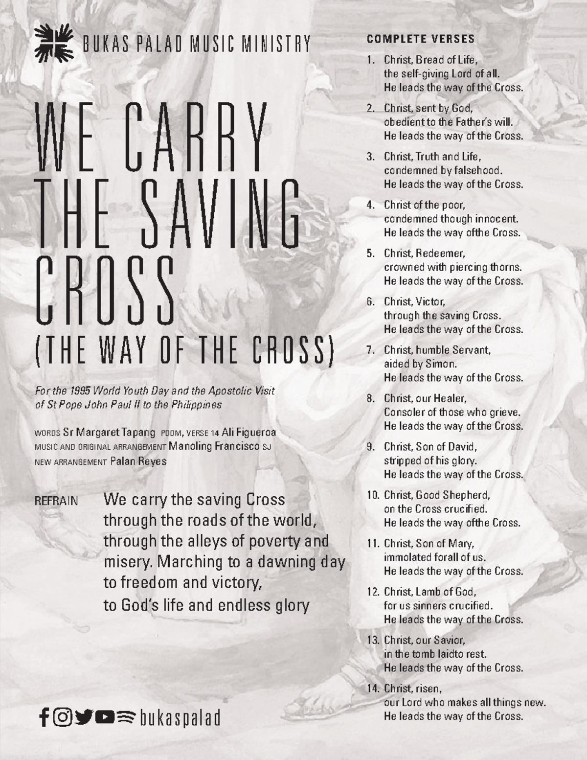 We Carry the Saving Cross - W E C A RRY T HE S AV ING CROSS ( T HE WAY ...