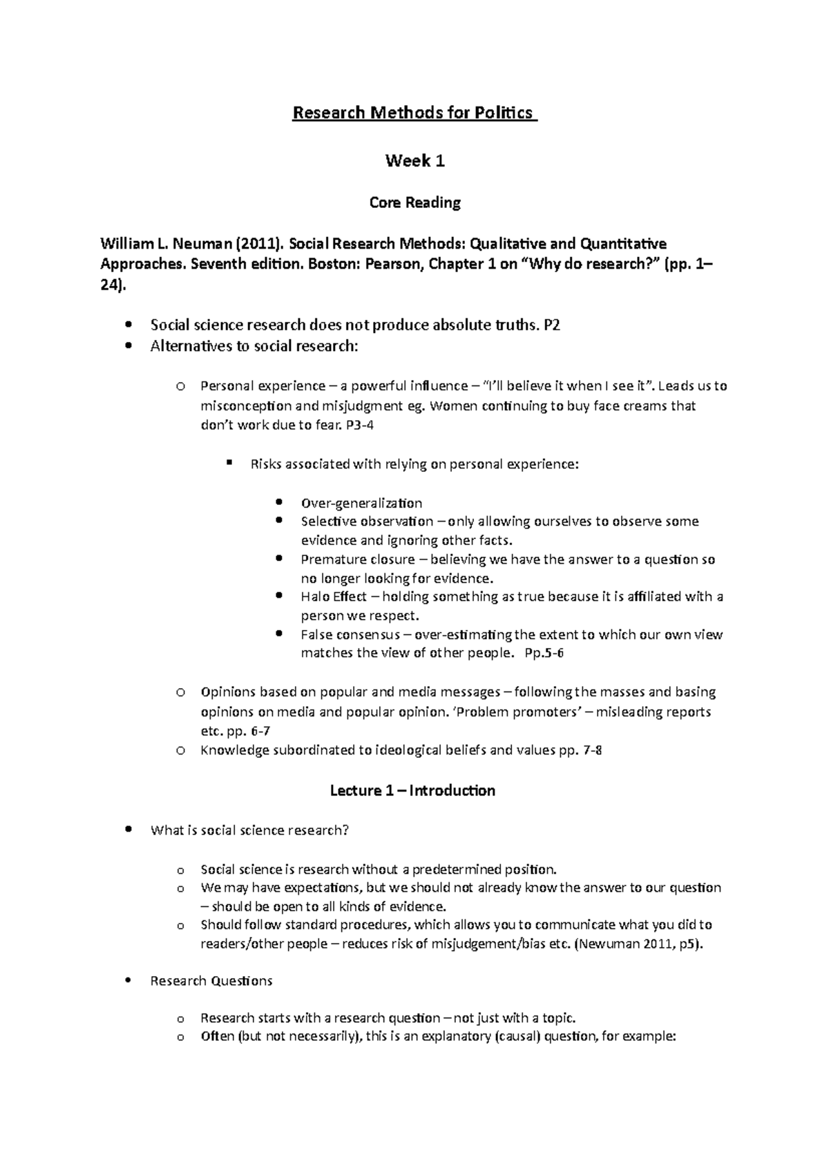 Research Methods for Politics - Neuman (2011). Social Research Methods ...