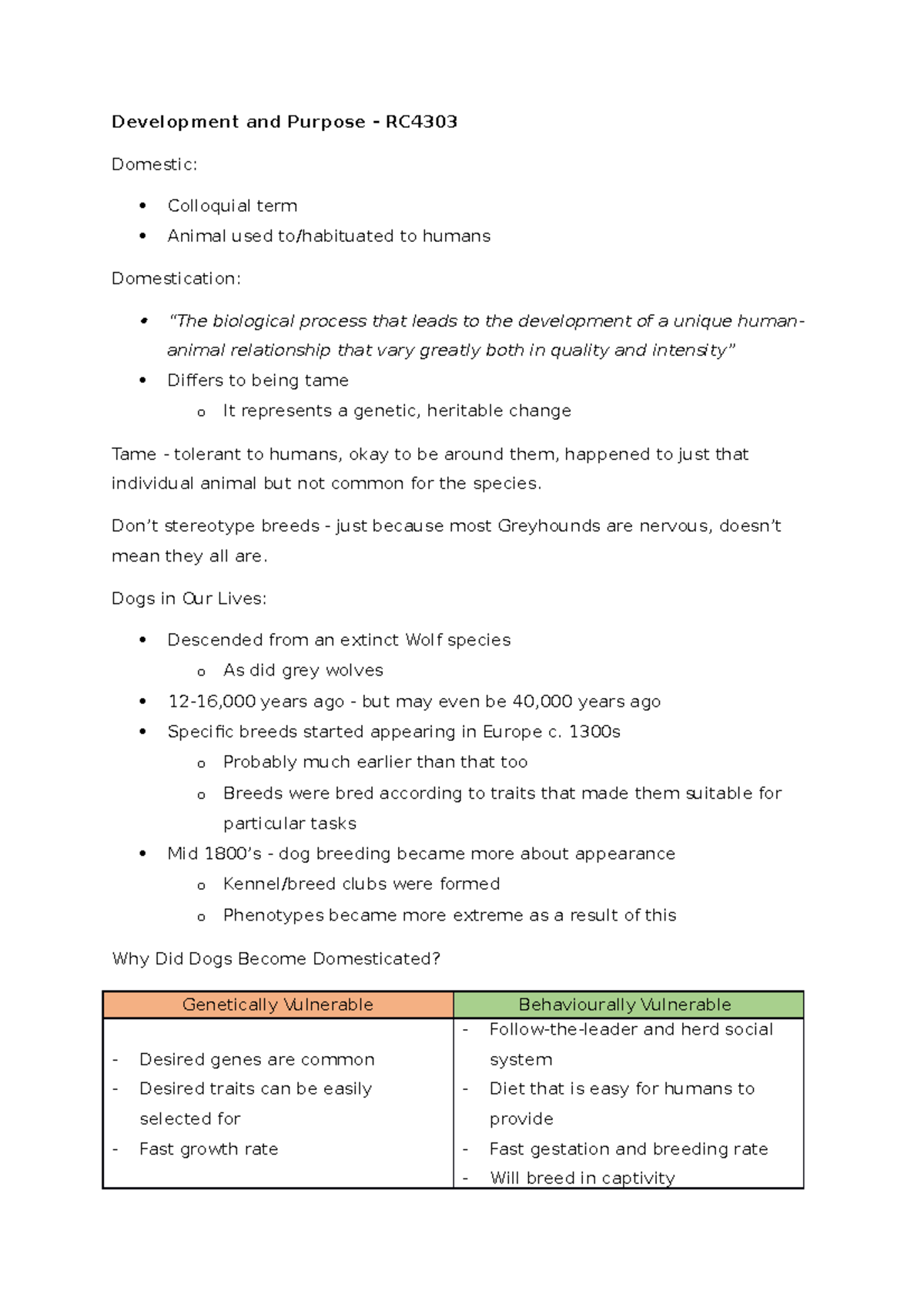 Lesson 4 - Development and Purpose - Development and Purpose - RC ...