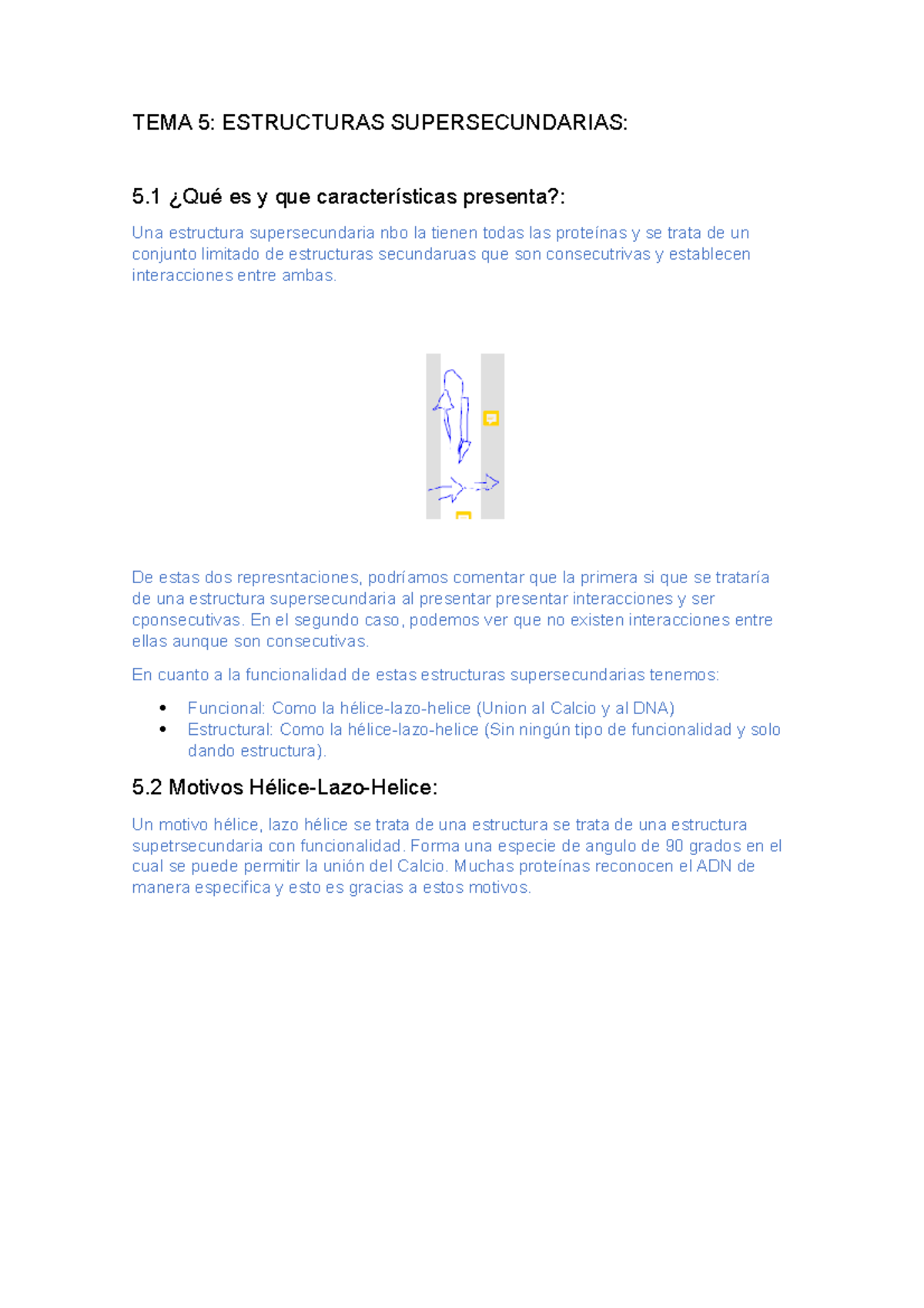 TEMA 5- Estructuras supersecundarias - TEMA 5: ESTRUCTURAS SUPERSECUNDARIAS: 5 ¿Qué es y que ...
