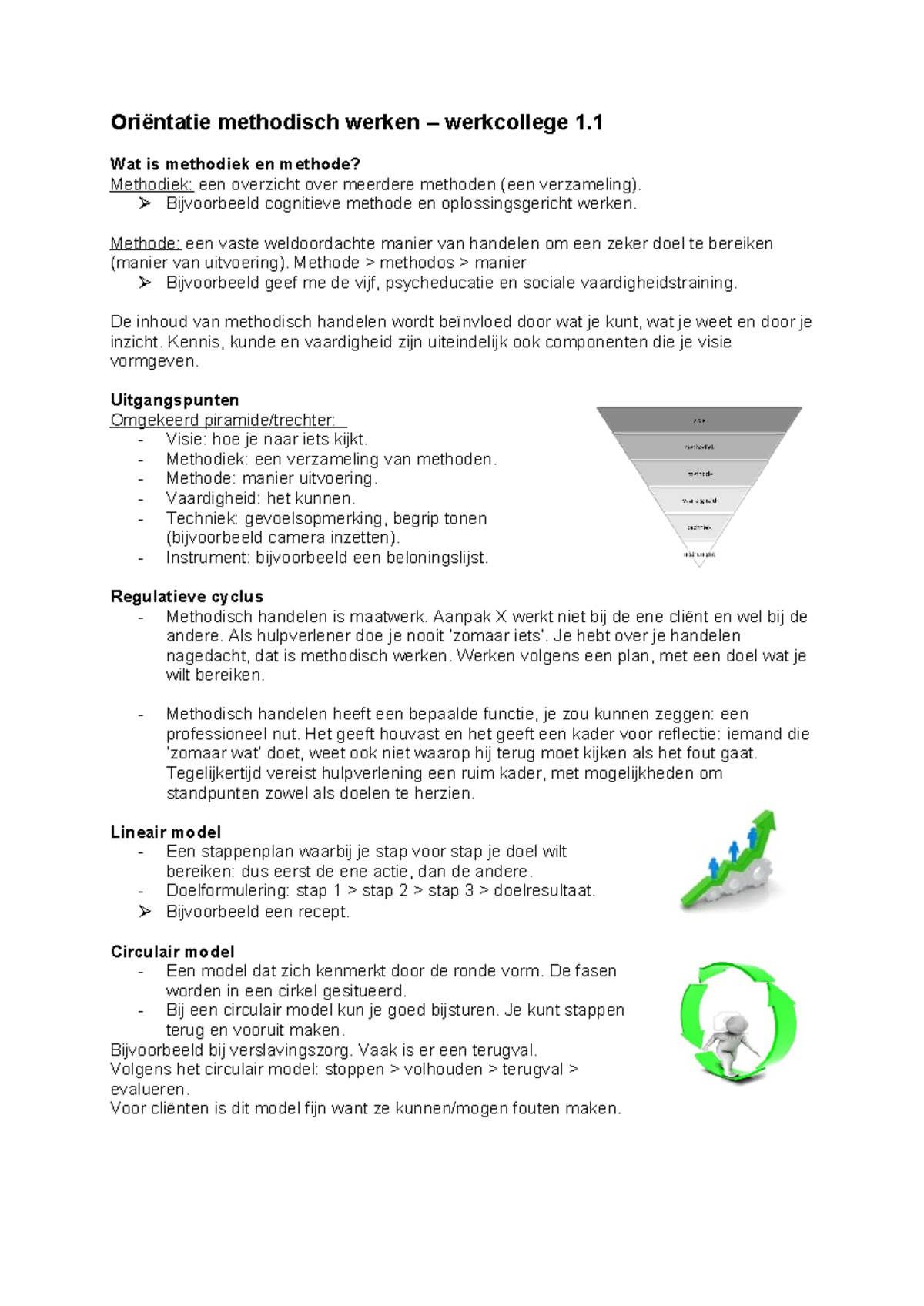 Werkcollege - Wat is methodiek en methode? Methodiek: een overzicht ...