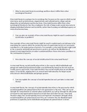 Final paper- Structural Theory - Structural theory is a broad umbrella ...