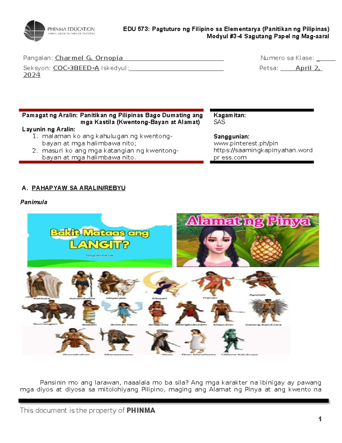 EDU-573 Pagtuturo-ng-Filipino-sa-Elementarya-II-Panitkan-ng-Pilipinas-1 ...