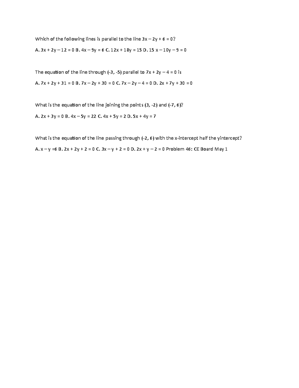 123l - Assignment in Math, practice notes, civil engineering ...