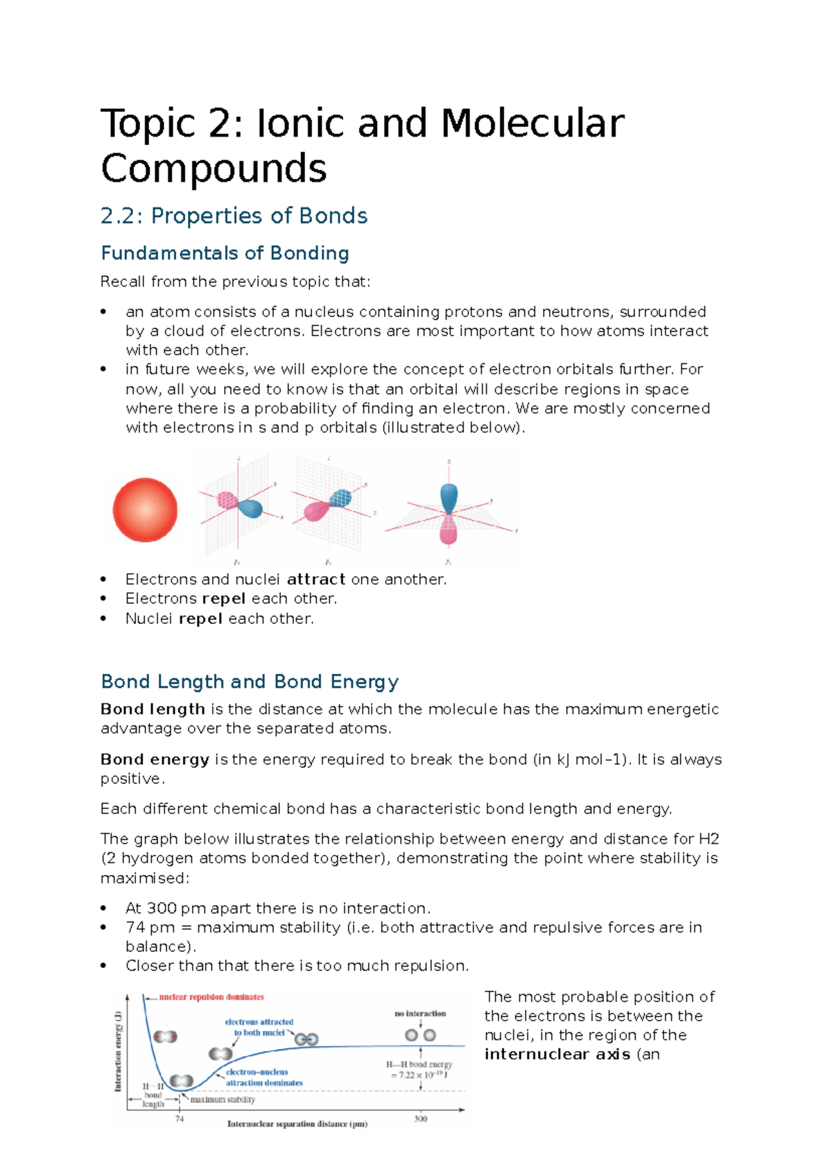 Topic 2- Ionic and Molecular Compounds - Topic 2: Ionic and Molecular ...