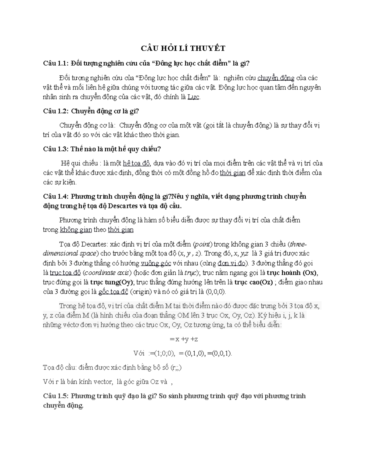 C U-H I-L -THUY T-1-16.docx; filename= UTF-8''CÂU-HỎI-LÍ-THUYẾT-1-16 - CÂU HỎI LÍ THUYẾT Câu 1 ...