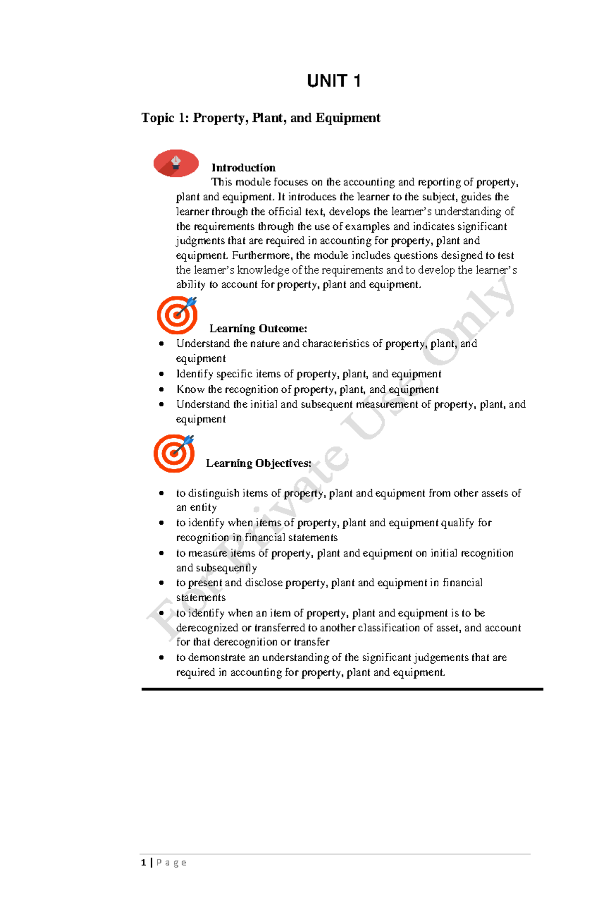 Module On Intermediate Accounting 2 Unit 1 Part 1 Warning Tt Undefined Function 32 Unit 1